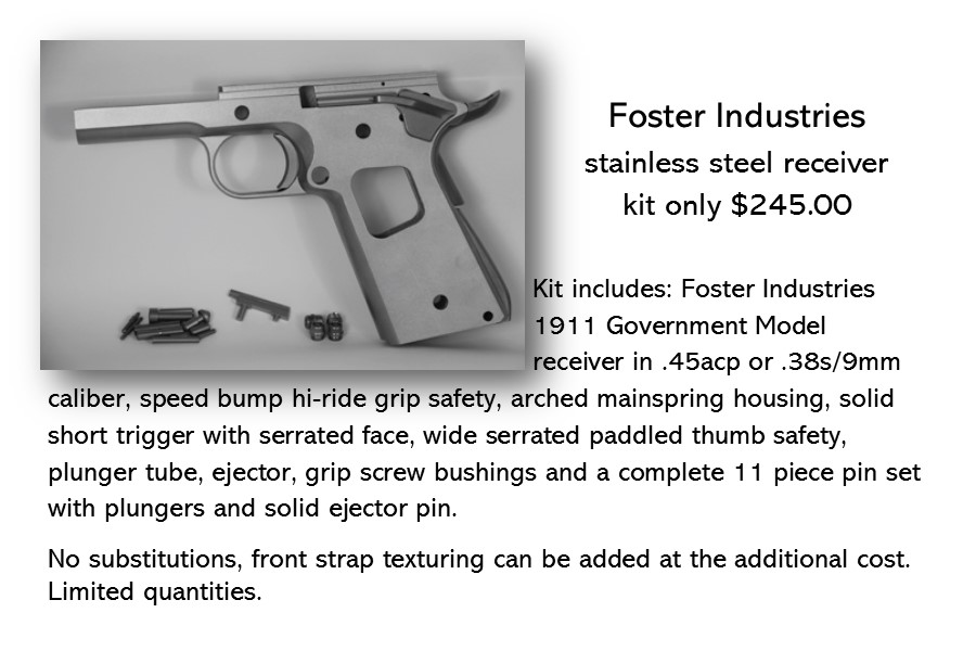 Caspian Arms | Serving the custom pistolsmith since 1983